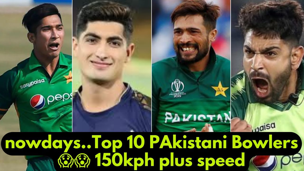 Top 10 Pakistan Best Fast Bowlers | Fantastic Wickets| By Pakistan Fast ...