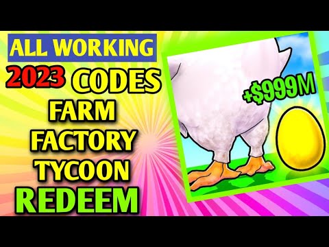All *New* Farm Factory Tycoon Codes 2023 | Codes for Farm Factory ...