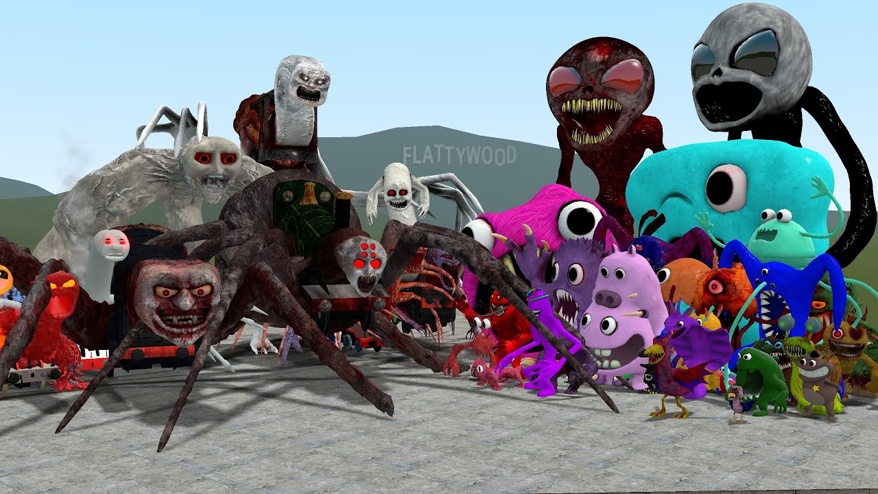 NEW CURSED DIESEL, EMILY AND OTHER THOMAS FRIENDS VS ALL GARTEN OF ...