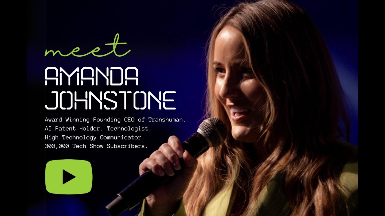 Amanda Johnstone Keynote Showreel 2023 - 2024. Motivational. Technology. AI. Impact. Leadership ...
