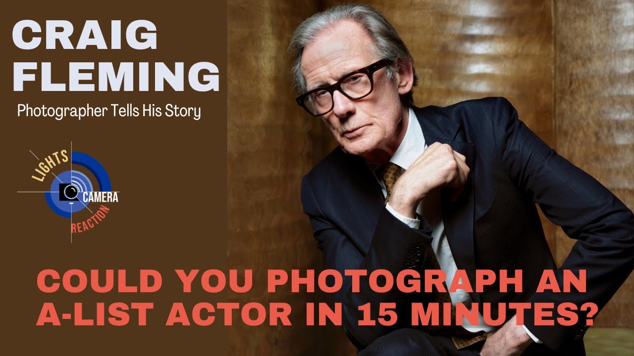 Craig Fleming Photographing A-list Actors in 15 minutes! - YouTube