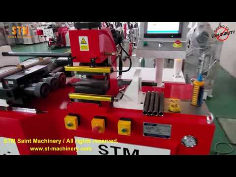 Pipe end reducing end forming swaging machine máquina formadora de ...