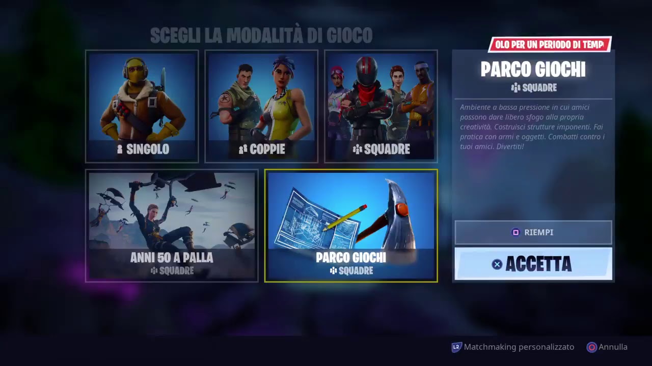 Fortnite parco giochi - YouTube
