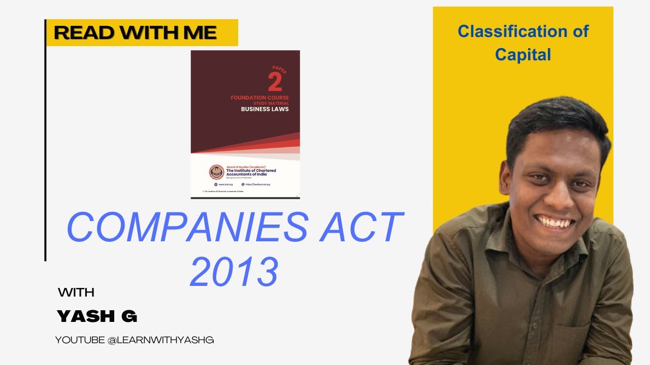 05 Classification of Capital in a Company | Explained Simply 💰 - YouTube