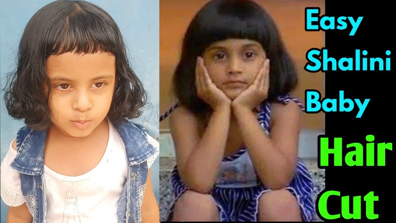 நடிகை ஷாலினி ஹேர் ஸ்டைல் | Easy Shalini Baby Hair Style | baby hair ...