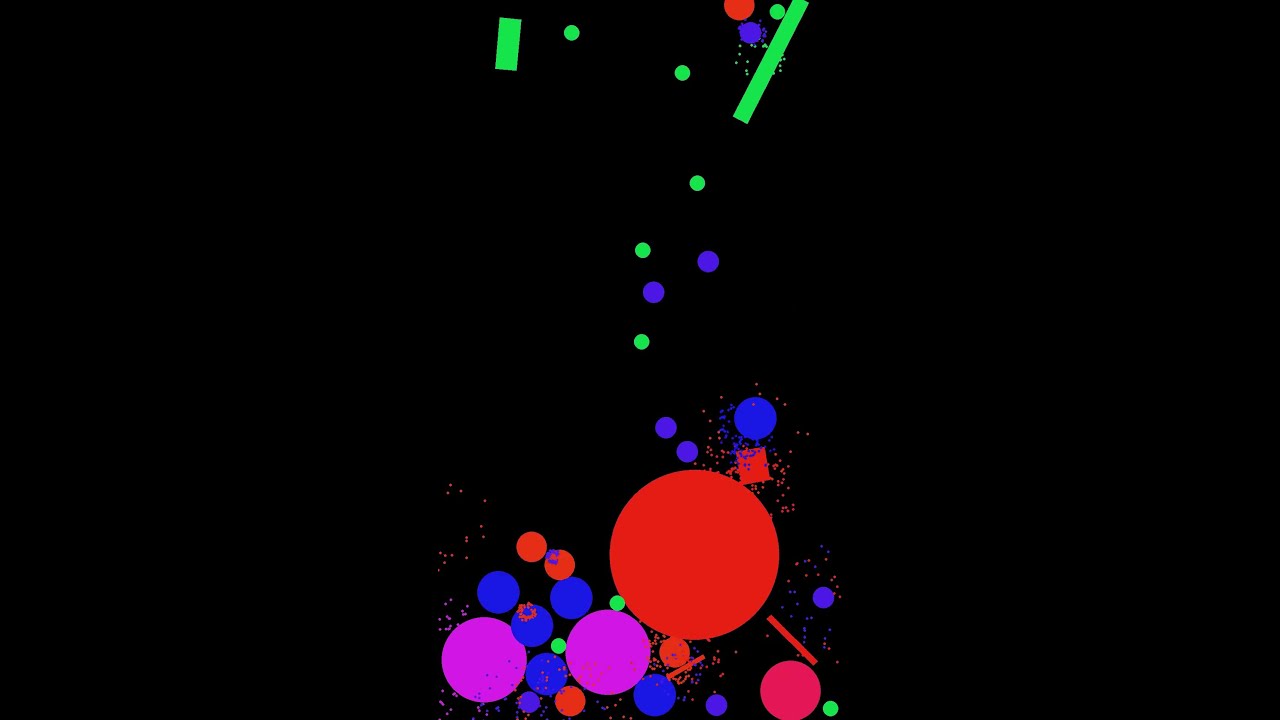 Colorful Merge Balls: Grow Bigger ASMR Game #Short - YouTube