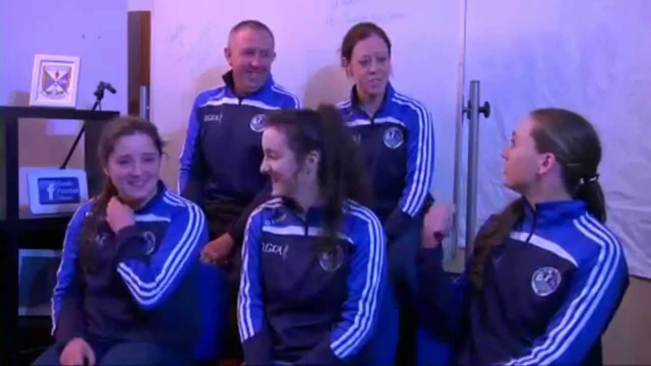 Cavan Ladies Footballers talk to Damien on Gaelic Football Views - YouTube
