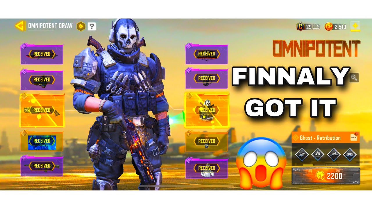 OMNIPOTENT LUCKY DRAW | LEGENDARY GHOST RETRIBUTION | SHORTY LAST ...