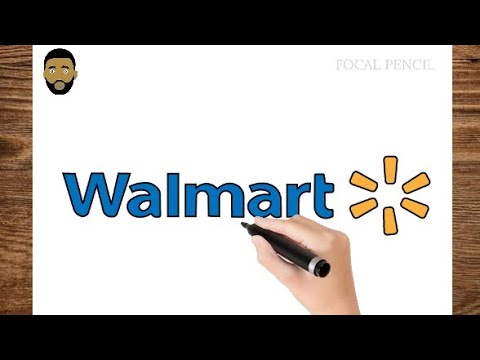 How To Draw Walmart Logo / Easy Drawing step by step - YouTube