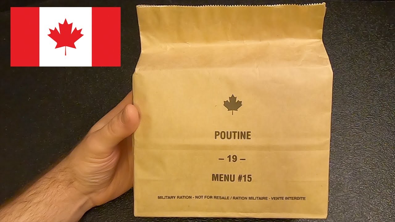 2019 Canadian MRE - Poutine! - YouTube