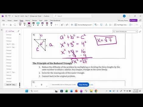 Geo CP - Unit 9 - Day 7 - Triples (Part 1)