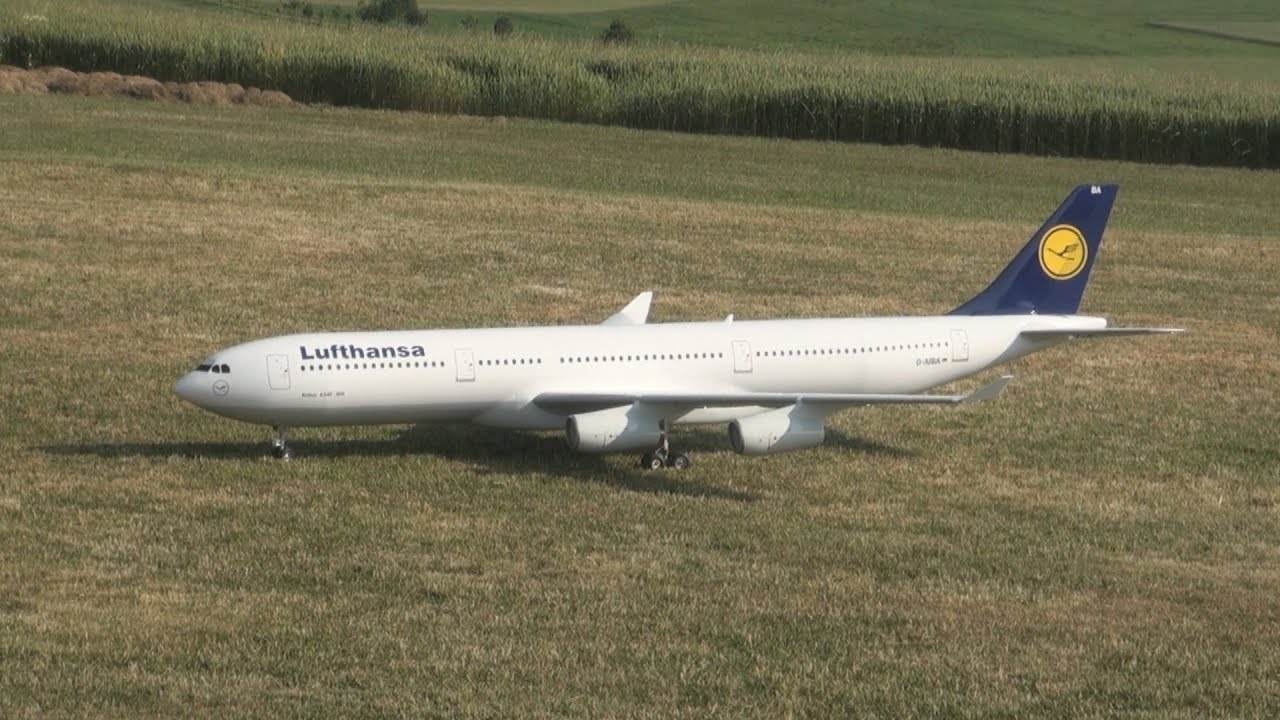A340 RC Turbine Powered Airplane - YouTube
