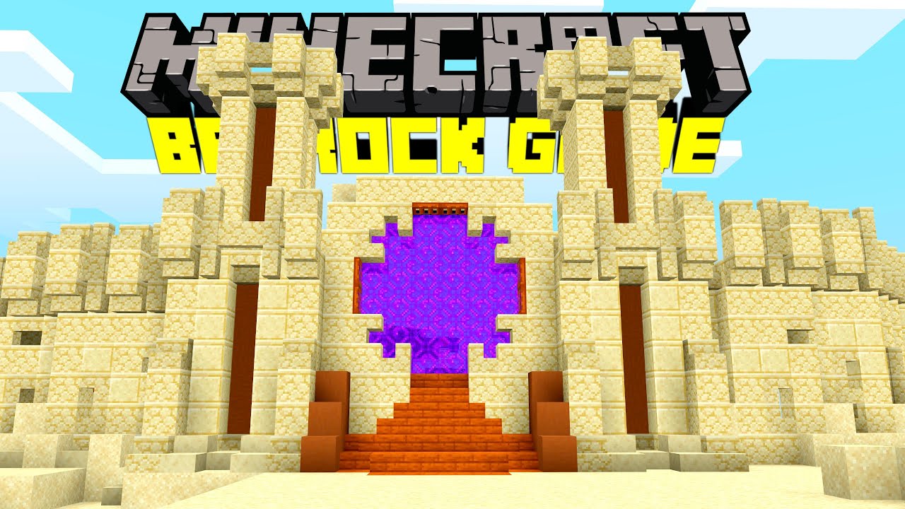 Netherportal Stadttor in Minecraft bauen | Minecraft Bedrock Guide ...