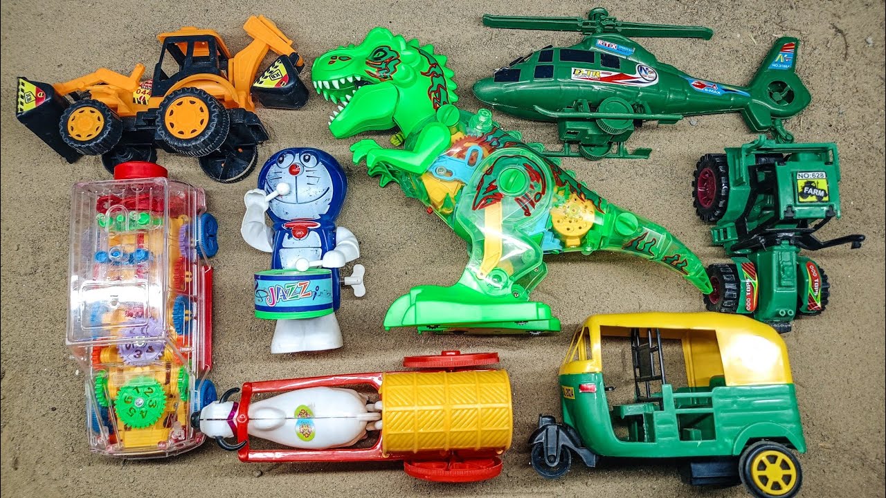 train gadi auto Rikshaw wala | toy helicopter, tractor, truck, jeep ...