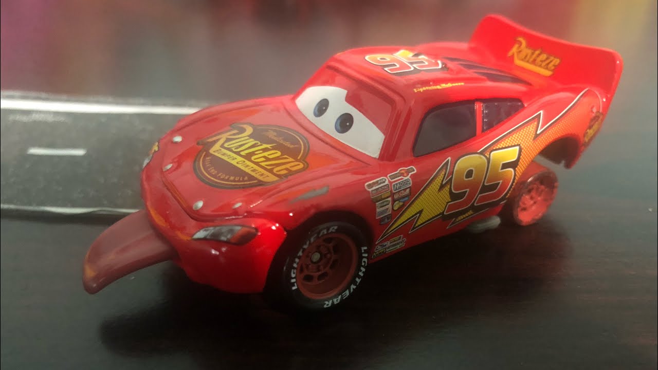 Mattel Disney Cars Finish Line McQueen - YouTube