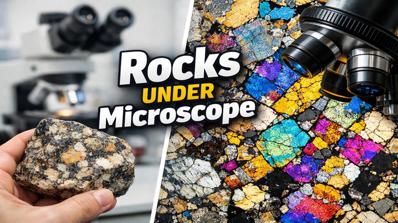 Identification of Rocks Under the Microscope - YouTube