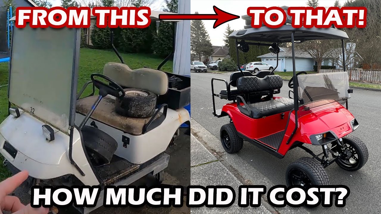 Price Breakdown On The 670cc Predator Swapped E-Z-GO TXT Golf Cart ...