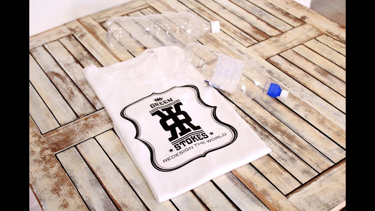 Recycled plastic bottles can make a t shirt - YouTube