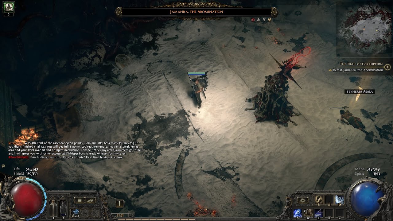 [POE2] Final Boss Act2 with Monk - YouTube