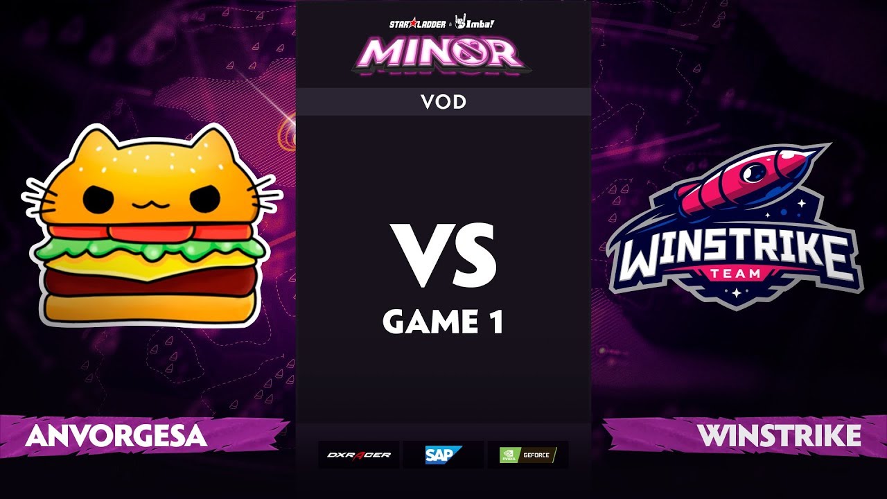 [EN] Team Anvorgesa vs Winstrike, Game 1, StarLadder ImbaTV Dota 2 Minor S2 Group Stage - YouTube