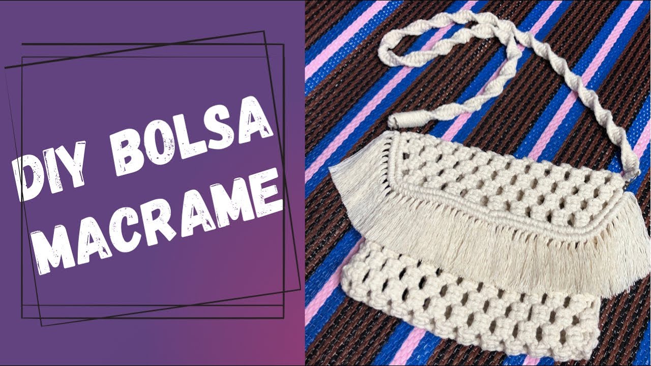 Bolsa Macrame - Diy #artesanato #macrame#tutorial#diy #bag # ...