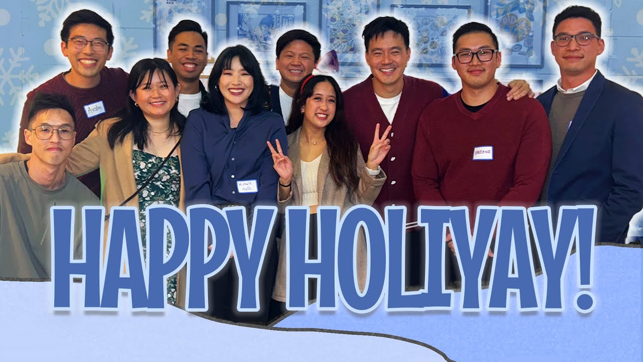 Getting LITTY at our holiday work party! 🎄 - YouTube