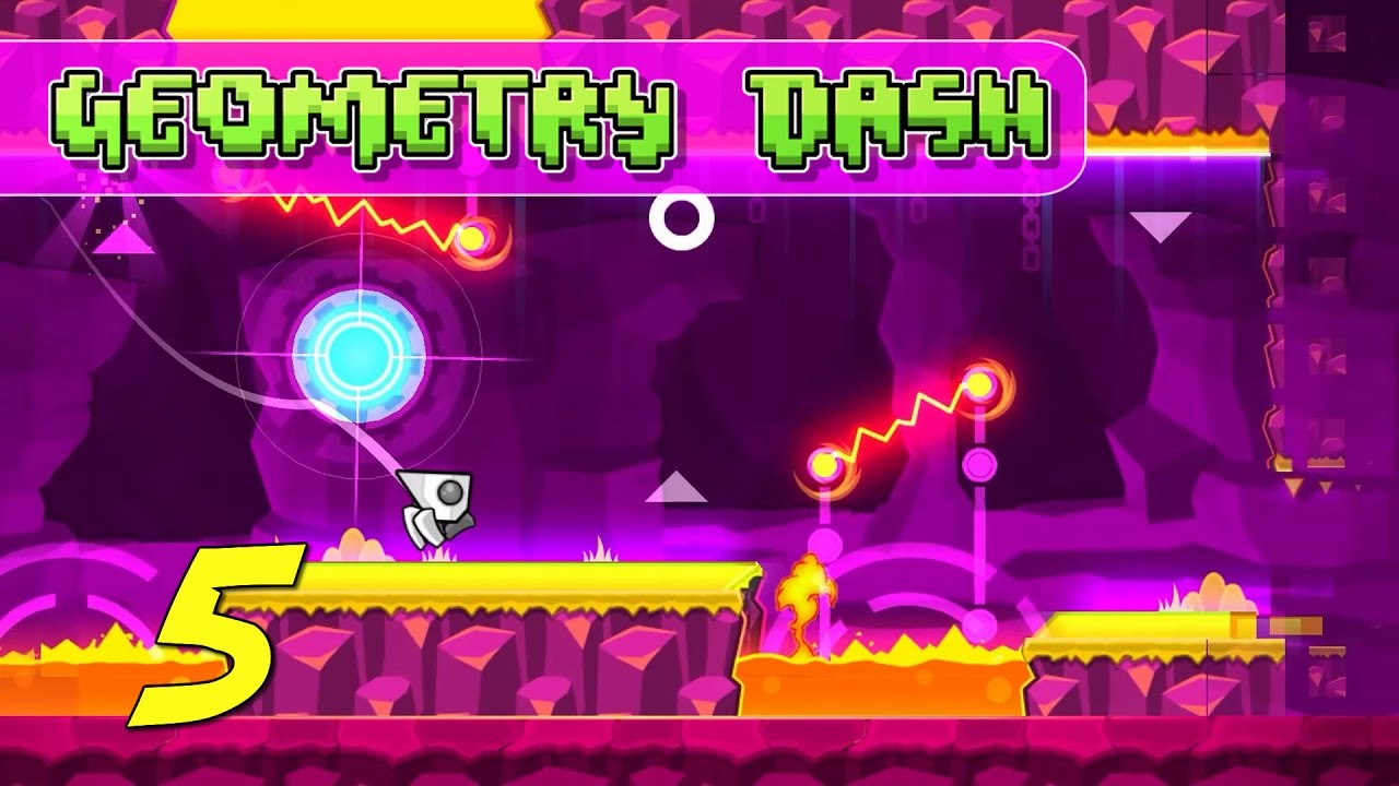 Geometry Dash - Let's Play Ep 5 - CLICK CLICK AARRGH - YouTube
