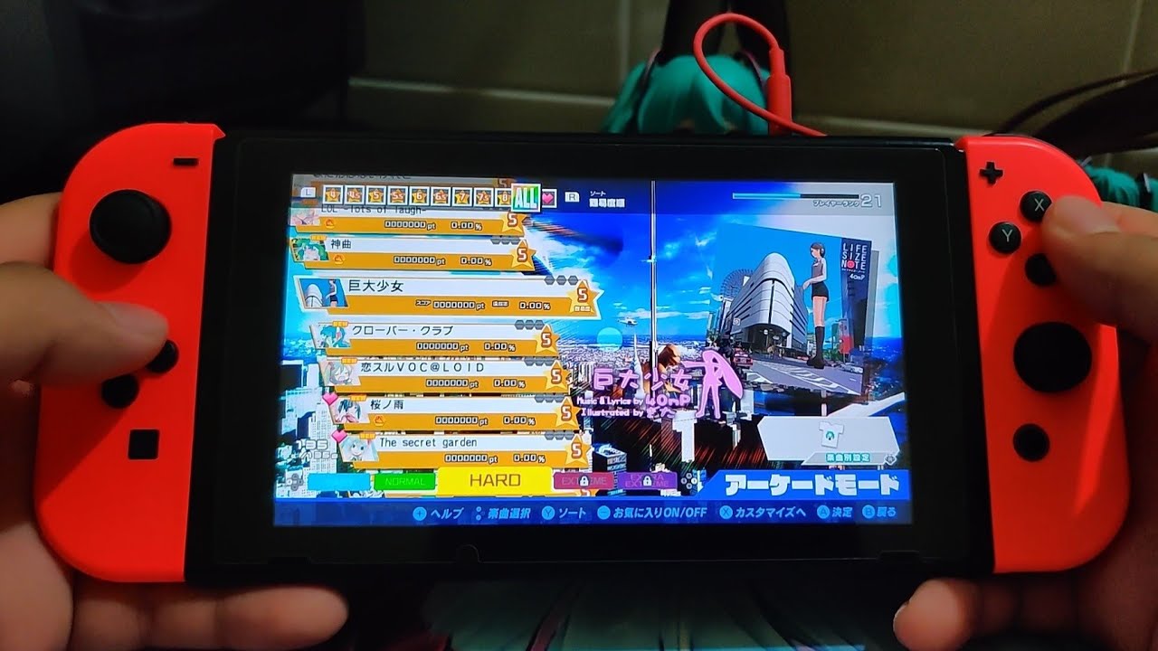 Hatsune Miku Project DIVA MEGA 39s Hatsune Miku"Gigantic Girl"Nintendo ...