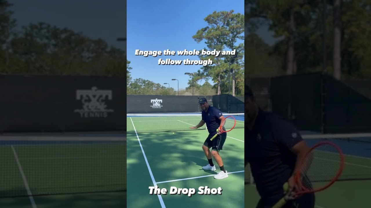 The Drop Shot - How to hit a tennis drop shot - YouTube