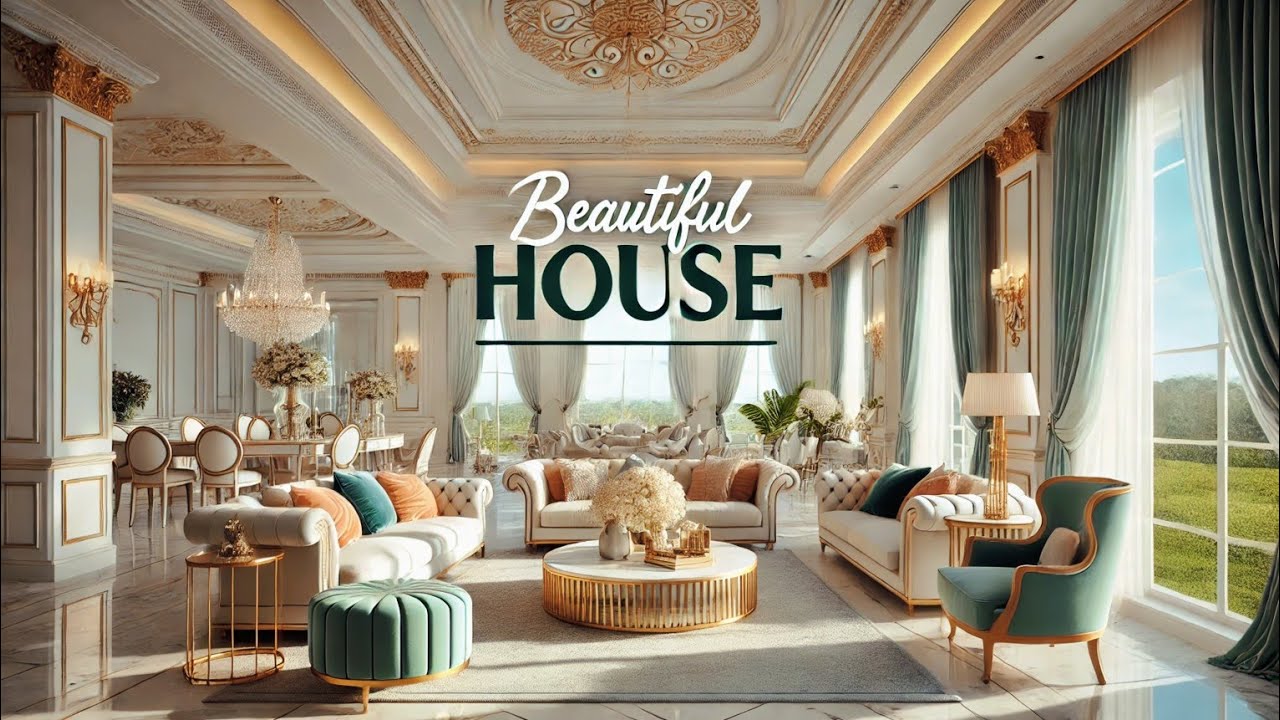 Luxurious House - Beautiful House - Beautiful Interior - Relaxation (4K ...