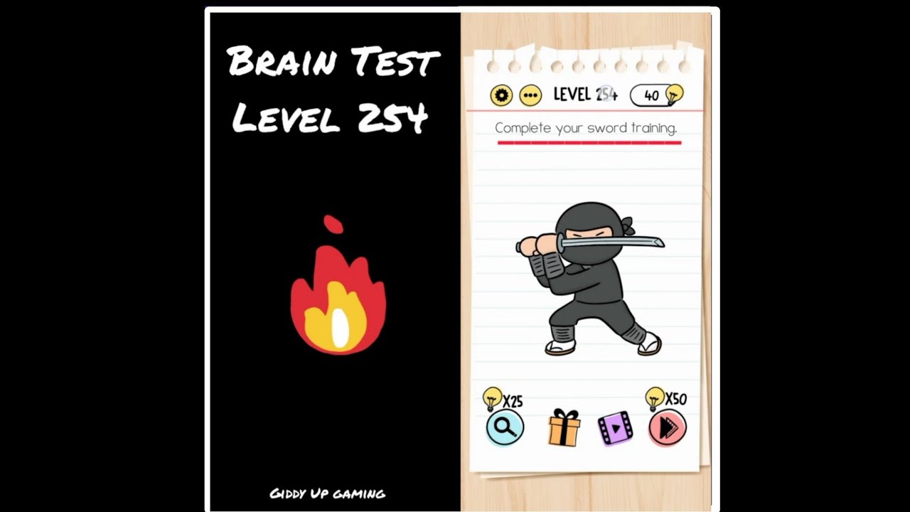 BRAIN TEST LEVEL 254 ANSWER - YouTube