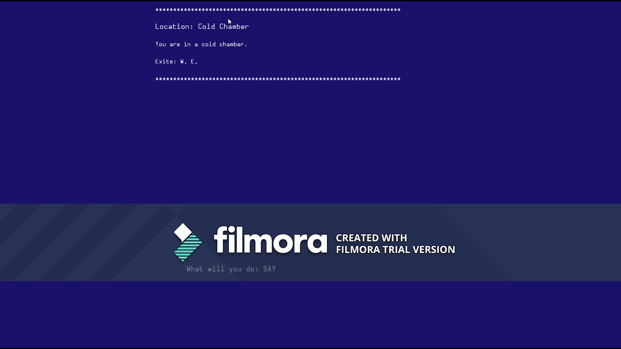 Haunted House text adventure in c++ - YouTube