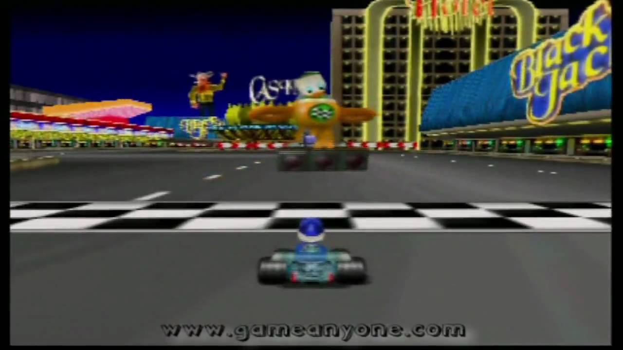 Mickey's Speedway USA [N64 - HD] - Motor Way Mania - YouTube