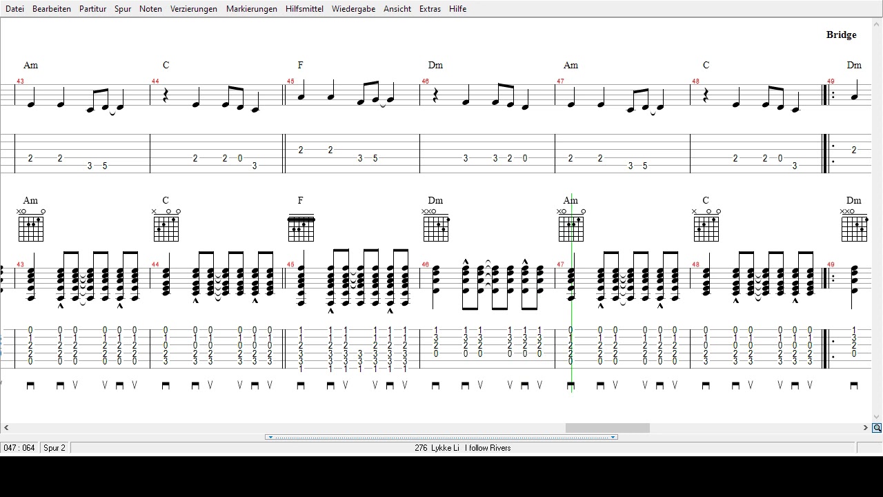 Lykke Li - I follow Rivers - Tabs - YouTube