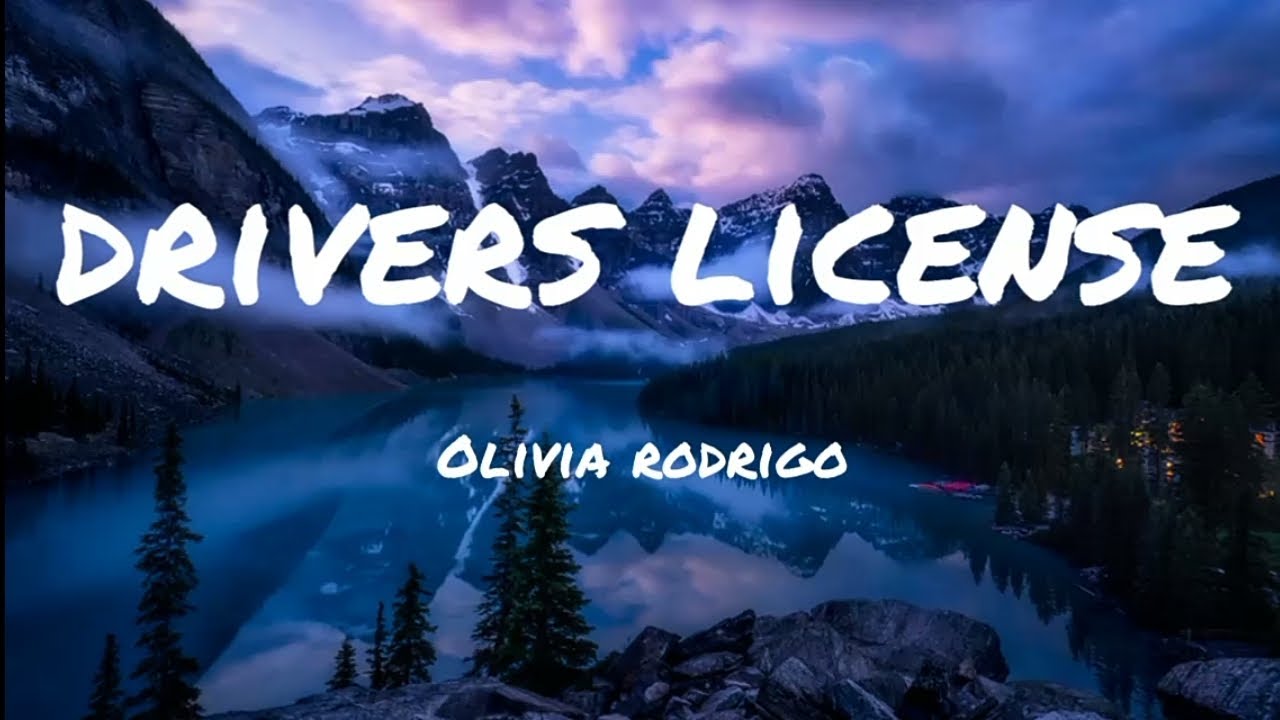 Olivia rodrigo - drivers license ( lyrics ) - YouTube