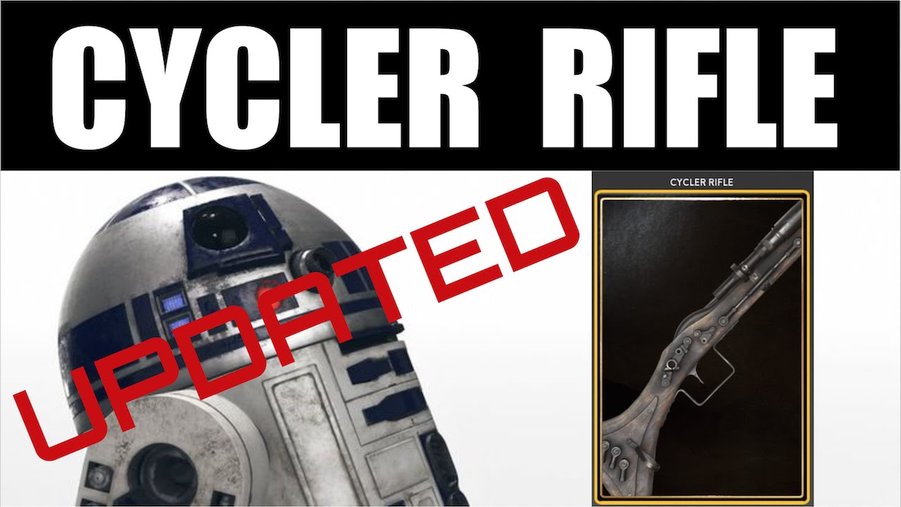 Battlefront: CYCLER RIFLE REVIEW UPDATED! V.2 - YouTube