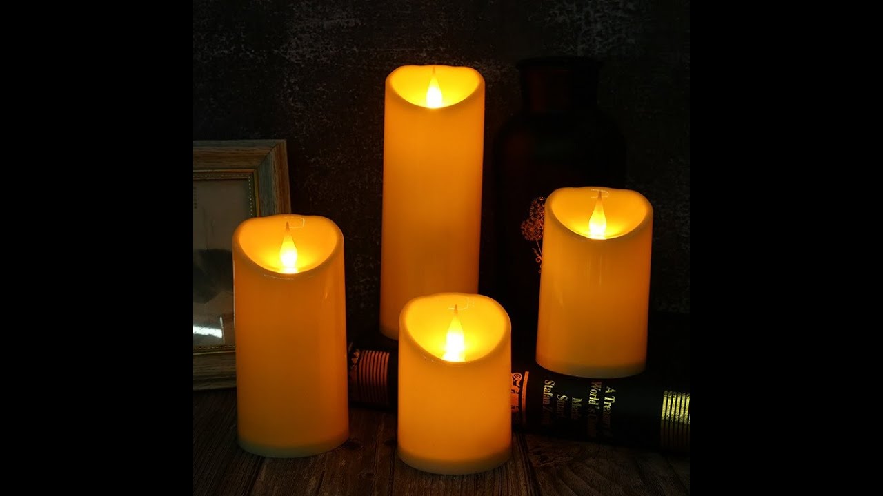 Halloween Home Decor real wax Flickering Led Candles Light 101: 20 ...