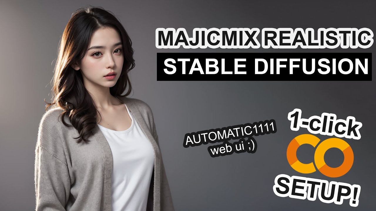 majicMIX realistic - Stable Diffusion 1-CLICK Google Colab Setup - YouTube