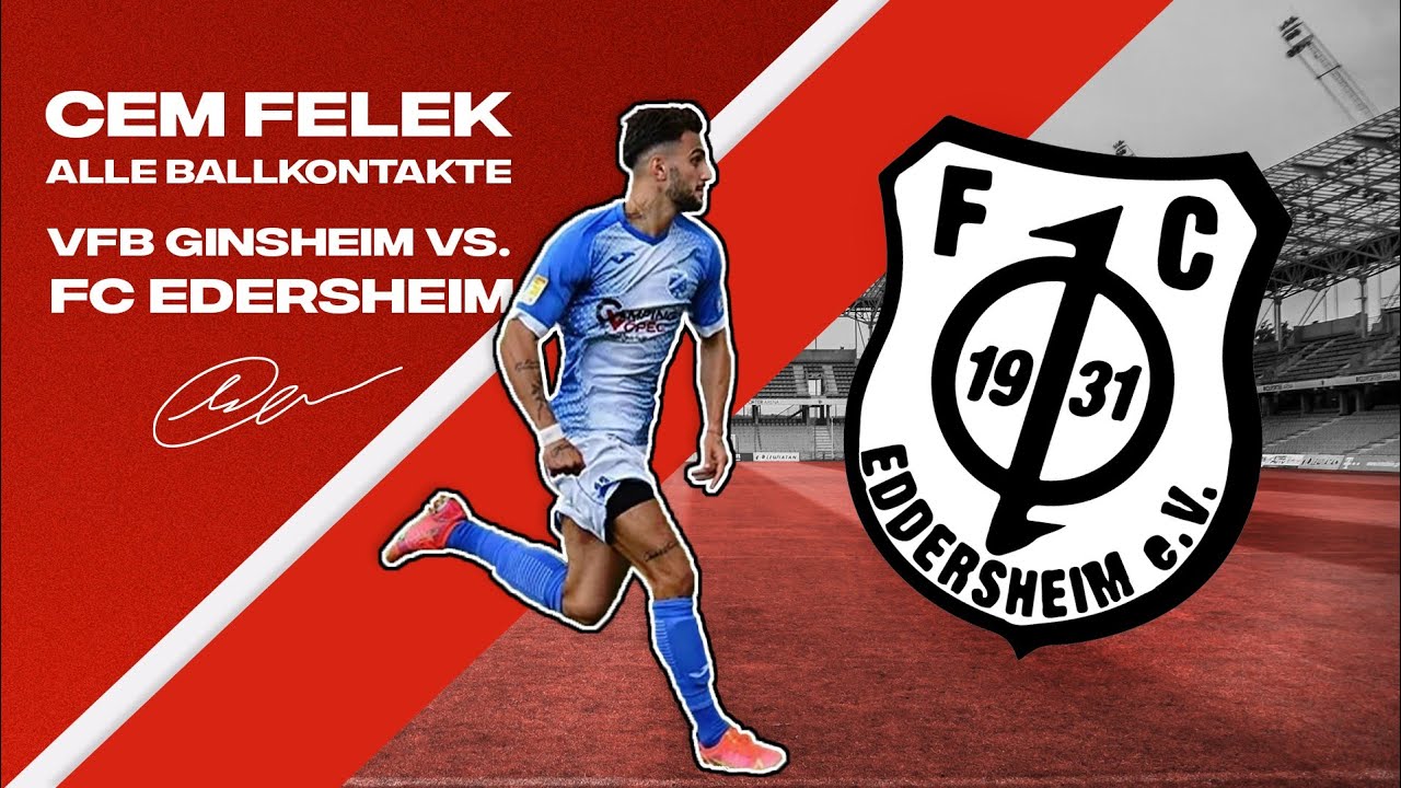 CEM FELEK - FC Eddersheim - SPIELSZENEN (alle ballkontakte) - YouTube