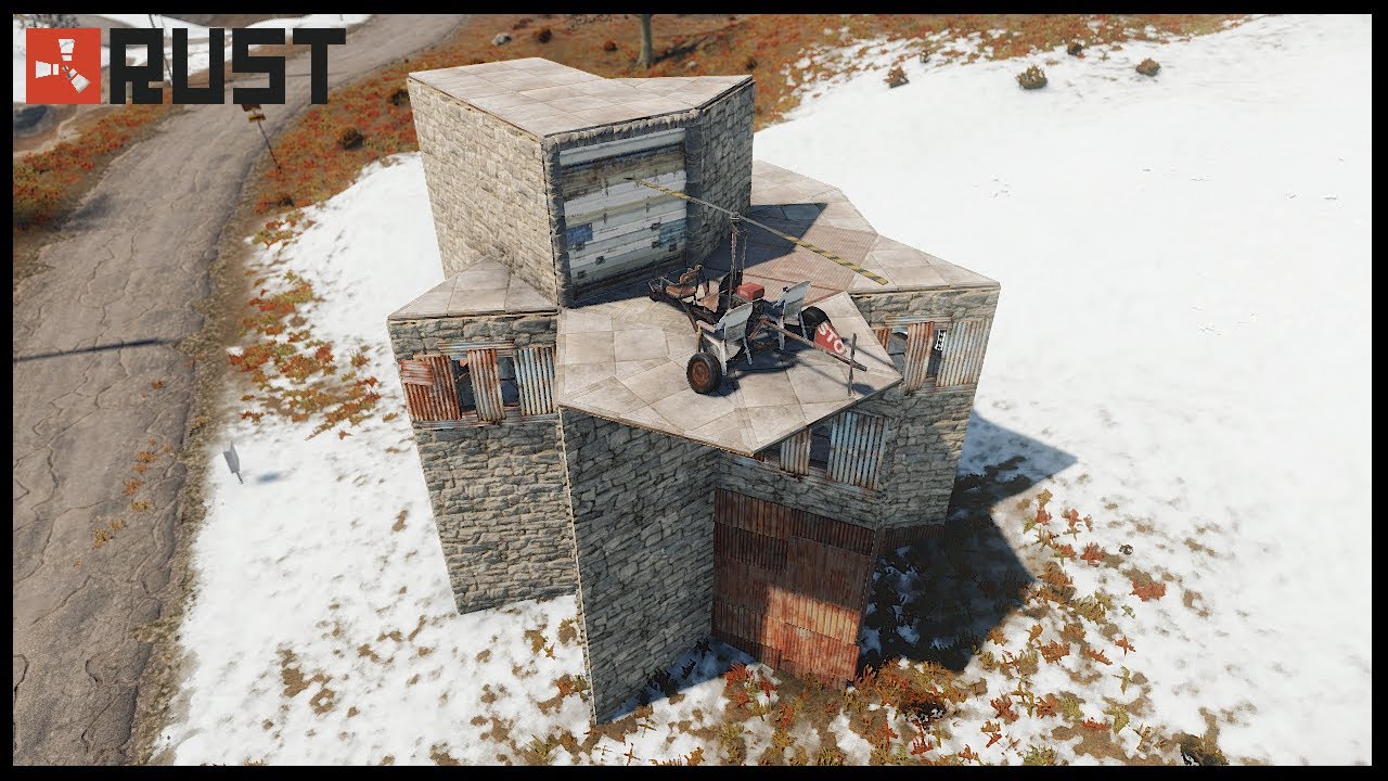 Simple Solo/Duo Main Base Design - Rust - YouTube