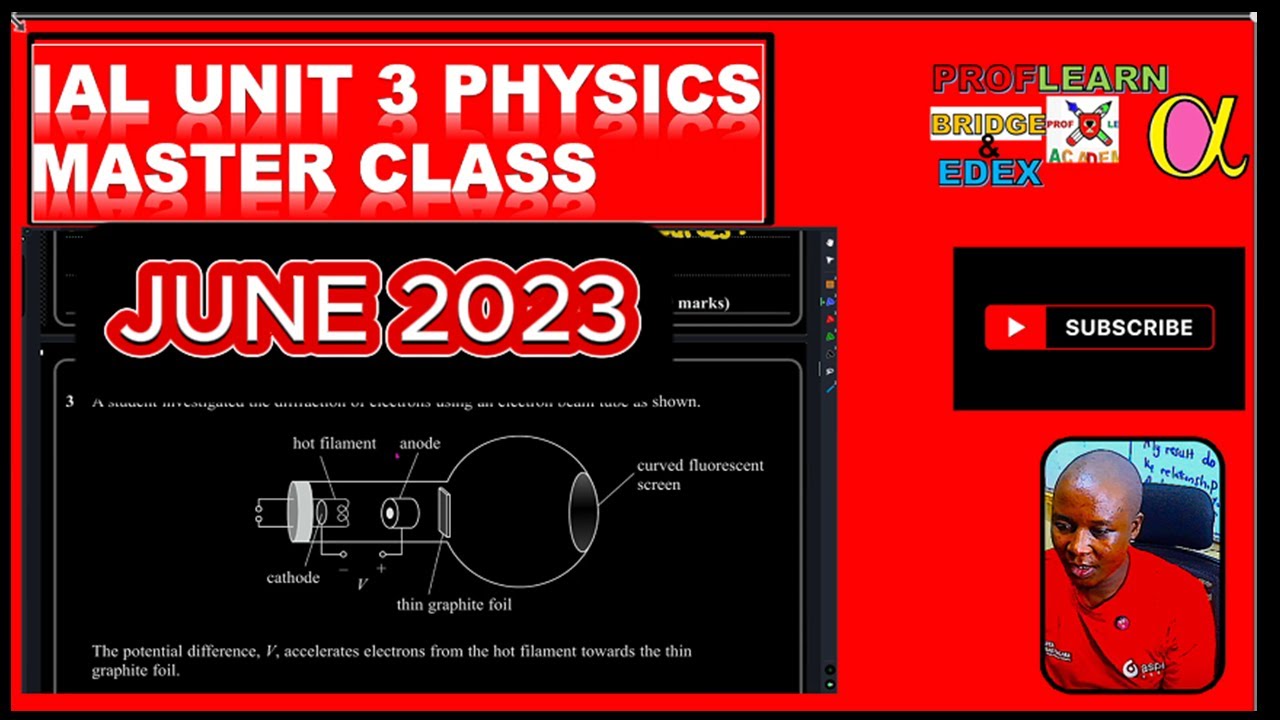 IAL PHYSICS UNIT 3 PRACTICAL SKILLS 1 WPH13/01 MAY 2023 - YouTube