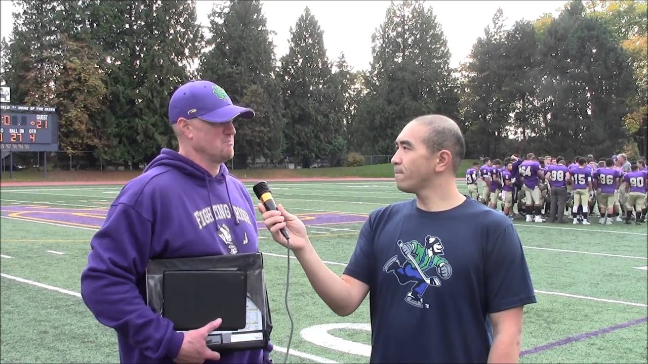 2015 BCHSFB: Post-game interview with Vancouver College coach Todd ...