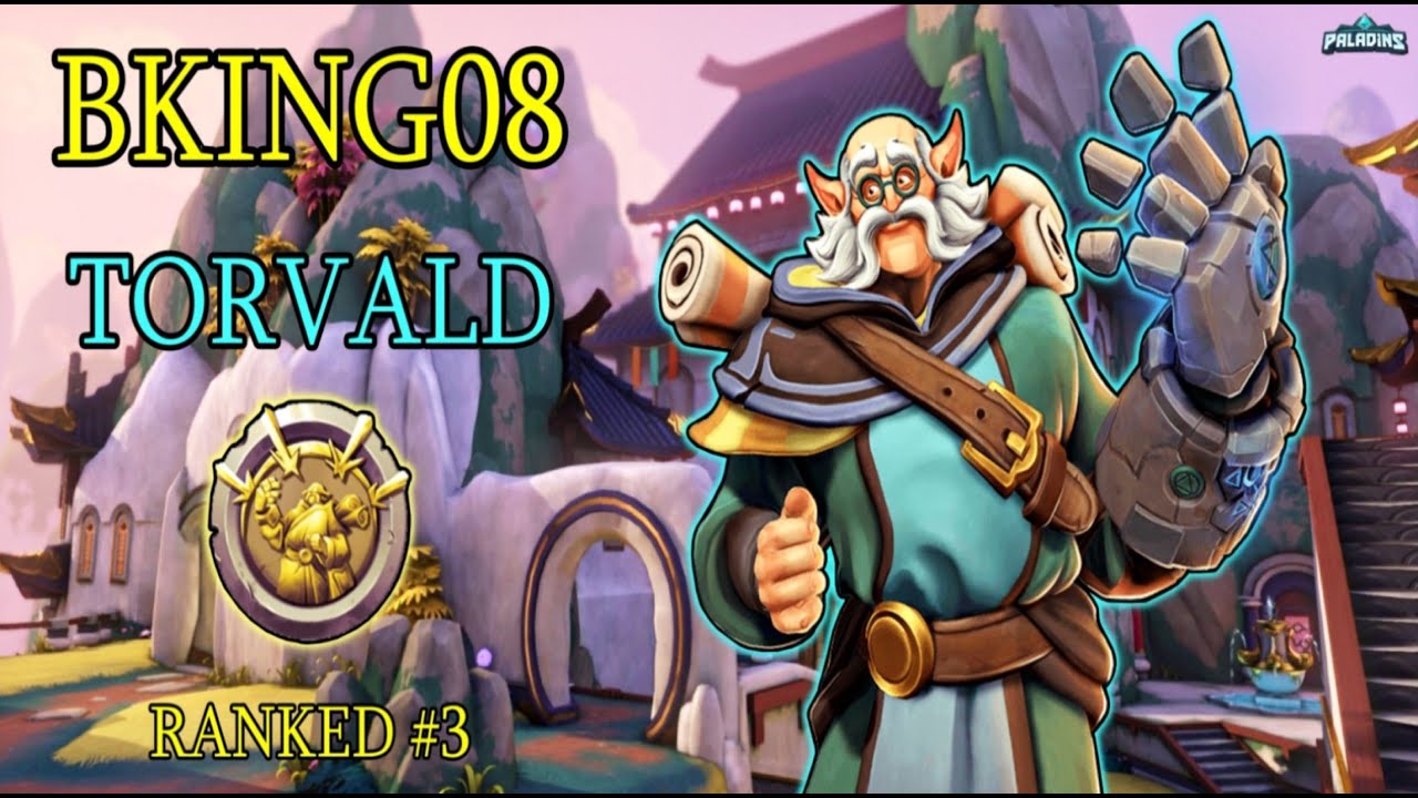Paladins BKING08 Torvald Ranked #3 - YouTube