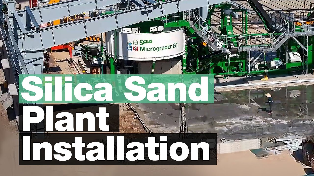 Silica Sand Plant Installation Timelapse - YouTube