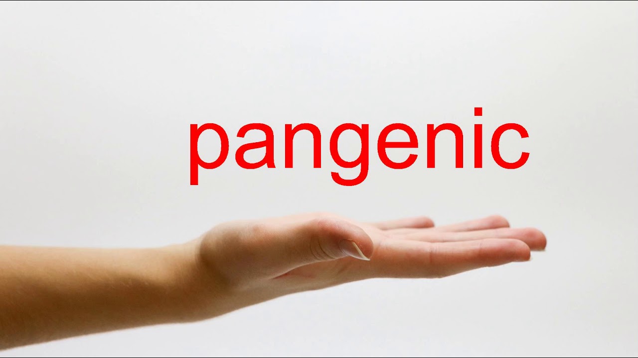 How to Pronounce pangenic - American English - YouTube