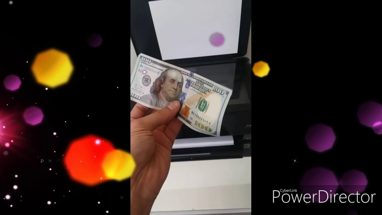 What happens when you photocopy money (very interesting) - YouTube