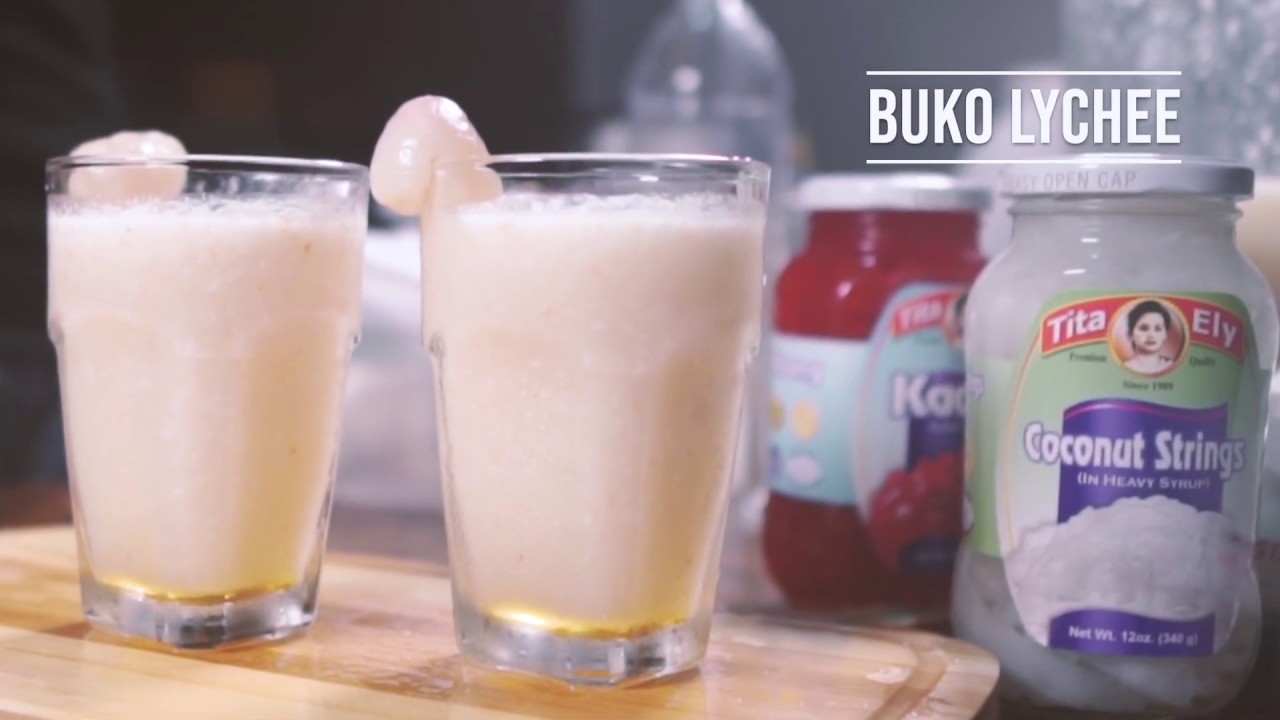 Buko Lychee Juice - YouTube