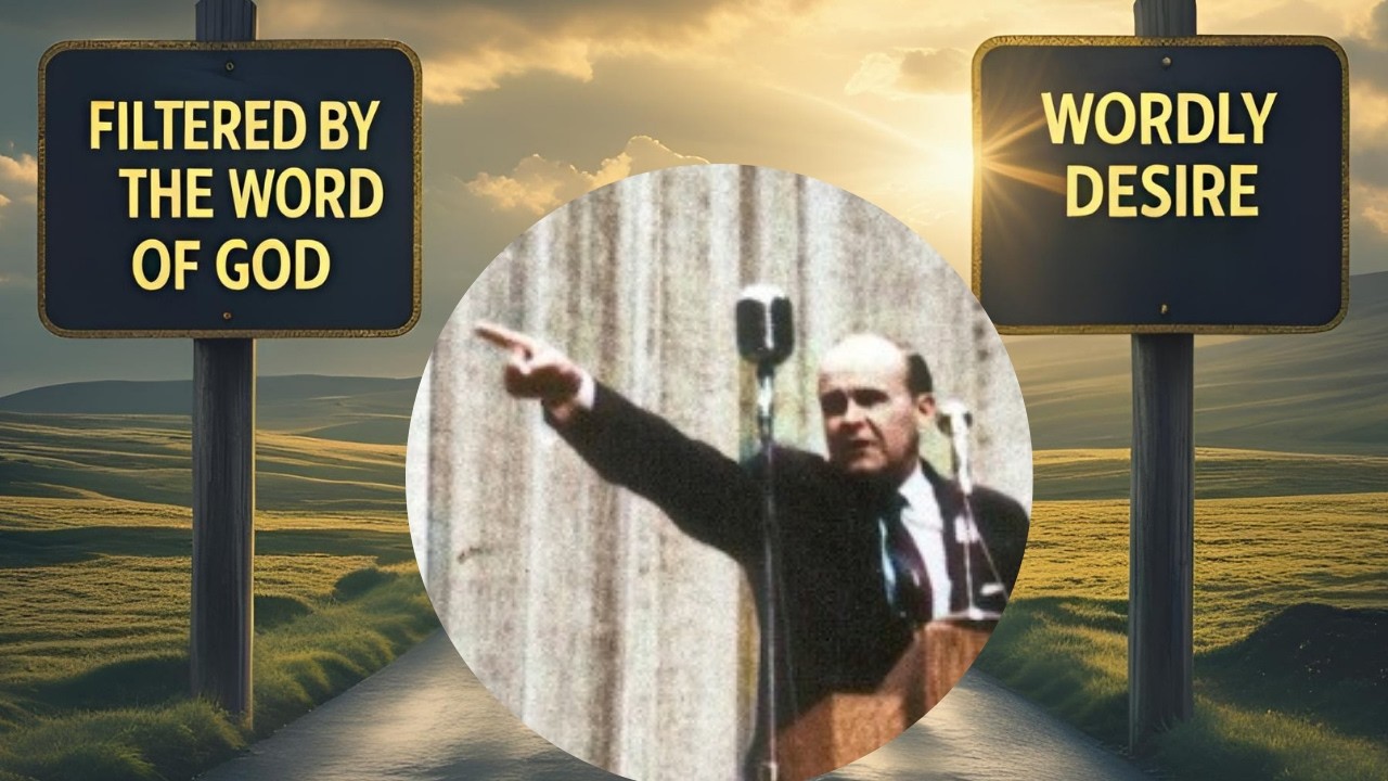 Everything that you do, pass it through the Filter of God’s Word - YouTube