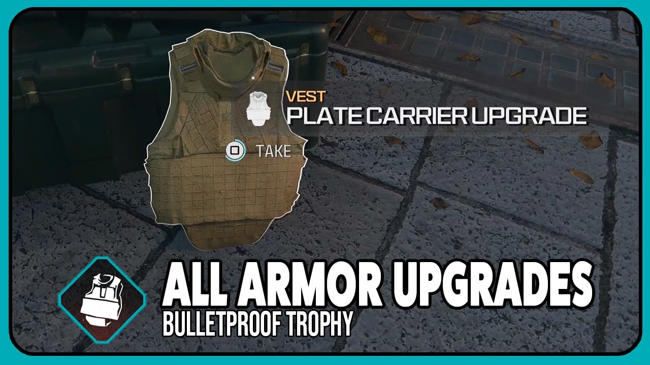 Call of Duty MW3 (2023) Guide | ALL Plate Carrier Upgrades & Armor ...