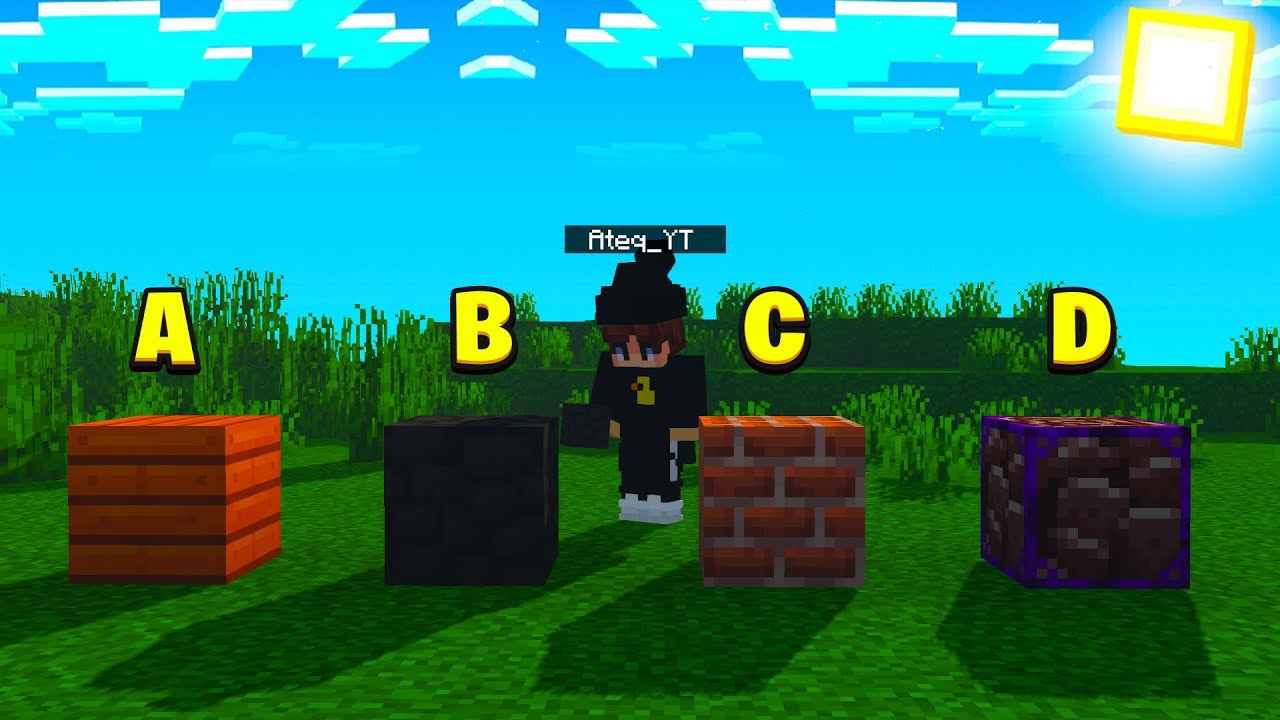 Musiałem zdobyć WSZYSTKIE bloki z alfabetu w MINECRAFT!! | BARDZO ...